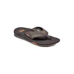 Reef Zehentrenner Sandale Fanning in Brown/Gum | Gr.: 35