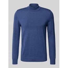 Christian Berg Strickpullover aus Merino-Mix mit Stehkragen