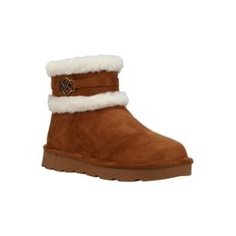 Michael Kors Kids Snowboots 'MOXIE' M&auml;dchen Gr&ouml;&szlig;e 35 cognac / wei&szlig;