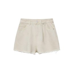Pull&Bear Pull&Bear Shorts Damen Größe 24/25 ecru