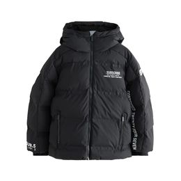 next Mantel Jungen Größe 122 schwarz / weiß