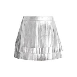 AllSaints Rock 'AISHA' Damen Gr&ouml;&szlig;e 34 silber