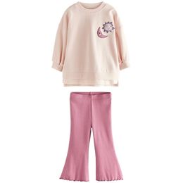 next Set girl Pink size 9-12 mths