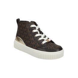 Michael Kors Kids Sneaker 'SHEA' M&auml;dchen Gr&ouml;&szlig;e 29 hellbraun / dunkelbraun / gold