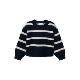 name it Pullover 'NMFOLENSKA' M&auml;dchen Gr&ouml;&szlig;e 122/128 navy / wei&szlig;