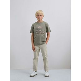 Scalpers Scetnicskull Tee Kids ' ' Jungen Größe 170/176 grün / khaki