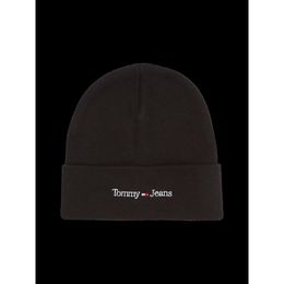 Tommy Jeans Beanie cooler Style mit wärmenden Eigenschaften schwarz