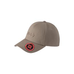 Hugo Baseball Cap mit 3D Logostickerei, verstellbarer Verschluss, unisex Medium Brown 219