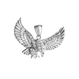Firetti Kettenanhänger »Schmuck Geschenk Silber 925 Halsschmuck Anhänger Adler« () mit Zirkonia (synth.) silberfarben-kristallweiß + kristallweiß...