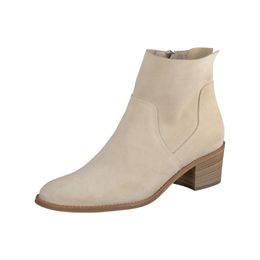 Paul Green Stiefelette »Stiefelette Veloursleder« Sand 37,5 37,5 Verschluss: Reißverschluss