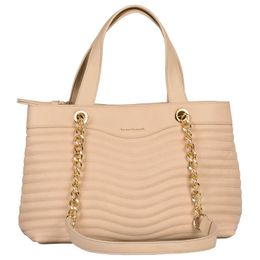 Bruno Banani Henkeltasche mit goldfarbenen Kettendetails beige