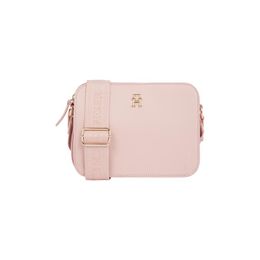 Tommy Hilfiger Kameratasche »TH LOGOTAPE CAMERA BAG«, Damen Umhängetasche, Minibag, Schultertasche mit TH-Logo-Emblem rose
