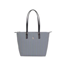 Tommy Hilfiger Tragetasche »POPPY SUMMER TOTE«, Damen Umhängetasche, Henkeltasche, Schultertasche blau-weiß gestreift