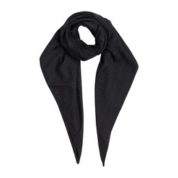 Calvin Klein Schal »BURNOUT LARGE MONOGRAM SCARF« mit Burnout-Logomuster Black