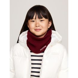 Tommy Hilfiger Strickschal »MONOTYPE SNOOD« mit gesticktem Logoschriftzug Rouge Schal von Tommy Hilfiger