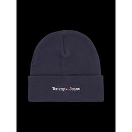 Tommy Jeans Beanie cooler Style mit wärmenden Eigenschaften navy