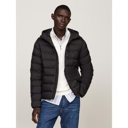 Tommy Hilfiger Steppjacke »MID WEIGHT HOODED JACKET« mit Kapuze Black 3XL 3XL Übergangsjacke von Tommy Hilfiger
