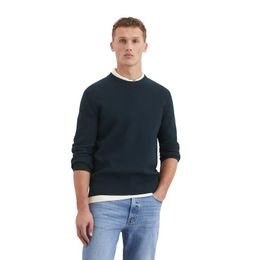 Marc O'Polo MARC O'POLO Rundhalspullover mit modischer Struktur dark navy M M Strickpullover von Marc O'Polo