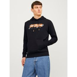 Jack & Jones JACK & JONES Kapuzensweatshirt &raquo;JJTILEY SWEAT HOOD&laquo; Black M M Sweater von Jack & Jones