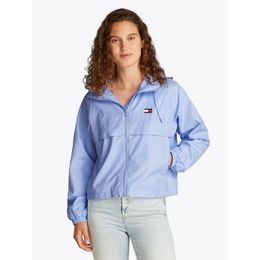 Tommy Jeans Windbreaker »TJW ESSENTIAL WINDBREAKER EXT« mit Kapuze mit Logodruck Sweet Blue S (36) S (36) Damenjacke von Tommy Jeans