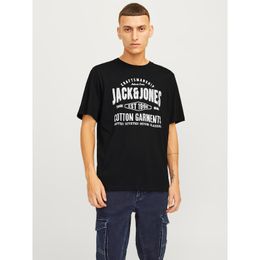 Jack & Jones JACK & JONES Rundhalsshirt &raquo;JJJEANS TEE SS O-NECK&laquo; Black S S Kurzarm-Design, perfekt f&uuml;r w&auml;rmere Tage