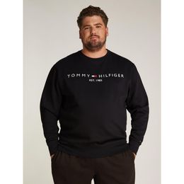 Tommy Hilfiger Big & Tall TOMMY HILFIGER BIG & TALL Sweatshirt »BT-TOMMY LOGO SWEATSHIRT-B« in Großen Größen, mit Logodruck Black 5XL 5XL Sweatshirt von Tommy Hilfiger Big&Tall