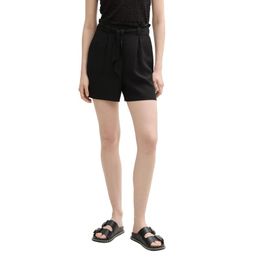 Tom Tailor Denim Shorts Sommerhose mit Bindeband deep black XS (34) - N-Gr N-Gr XS (34) Short für Damen von Tom Tailor Denim