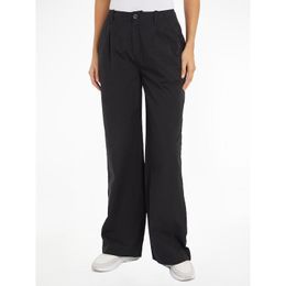 Calvin Klein Jeans Chinohose »LOOSE CHINO PANTS« mit Logopatch Ck Black M (38) - N-Gr N-Gr M (38) Hose von Calvin Klein Jeans Womanswear