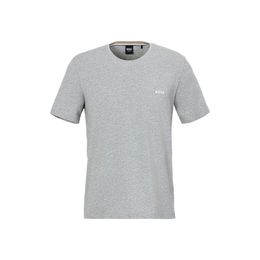BOSS T-Shirt »Mix&Match T-Shirt R« mit Logostickerei Medium Grey 036 XXL (56) XXL (56) Shirt von BOSS Black Menswear