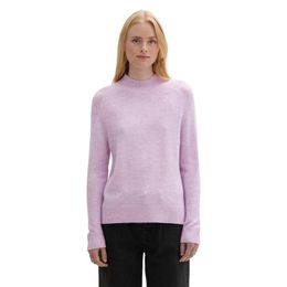 Tom Tailor Denim Strickpullover mit extra langen Ärmeln light lilac melange L (40) L (40) Kuscheliger Feinstrickpulli von Tom Tailor Denim