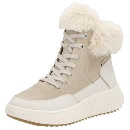 Rieker EVOLUTION Winterboots Snowboots, Schnürstiefel in schmaler Form beige-offwhite 40 40 Winterboots aus der sportiven Rieker Evolution Kollektion
