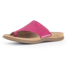 Gabor Dianette, Keilabsatz, Sommerschuh, Bequemschuh mit Zehenring pink 36 36 Bequeme Dianette mit Best Fitting Ausstattung