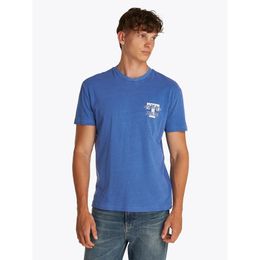 Tommy Jeans T-Shirt »TJM REG T GRAPHIC TEE« Tempo Blue S S Rundhalsshirt von Tommy Jeans
