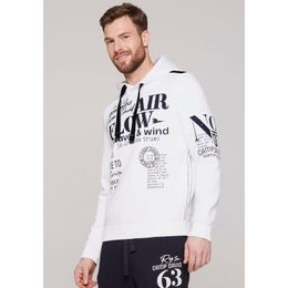 CAMP DAVID Hoodie mit Logo-Prints opticwhite S S Hoodie von CAMP DAVID