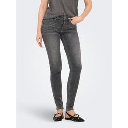 Only Skinny-fit-Jeans »ONLRINA MID WAIST PUSH UP SK BOX DNM« Grey Denim XL (42) - Länge 32 Länge 32 XL (42) Jeans von Only