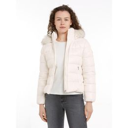 Tommy Hilfiger Steppjacke mit Kapuze mit Logoprägung Ancient White XL (42) XL (42) Jacke von Tommy Hilfiger Womanswear