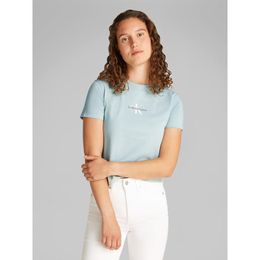 Calvin Klein Jeans T-Shirt »MONOLOGO BABY TEE« mit Logo Cloud Blue XXXL(46) XXXL(46) Kurzes T-Shirt von CALVIN KLEIN