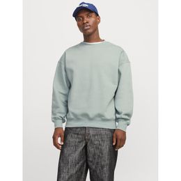 Jack & Jones JACK & JONES Sweatshirt &raquo;JJEURBAN EDGE SWEAT CREW NECK NOOS&laquo;, mit Rippb&uuml;ndchen Iceberg Green L L Sweater von Jack & Jones