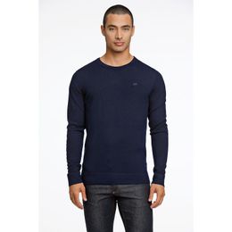 LINDBERGH Rundhalspullover mit Rundhalsausschnitt navy S S Pullover von LINDBERGH