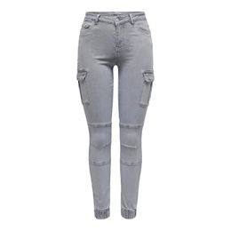 Only Cargohose »ONLMISSOURI REG ANK CARGO PNT« knöchellang mit elastischem Beinabschluss Ultimate Grey 34 - Länge 30 Länge 30 34 Modische...