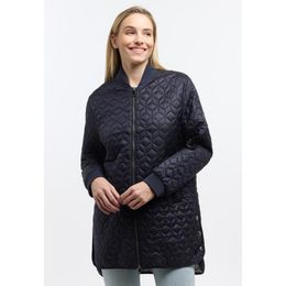 Barbara Lebek Steppjacke ohne Kapuze mit 2-Wege-Reißverschluss navy 46 46 Lange Sandwich-Steppjacke von Barbara Lebek