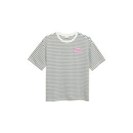 s.Oliver JUNIOR T-Shirt mit Schriftzug Navy Knitted Stripe 146/152 146/152 T-Shirt von s.Oliver Junior