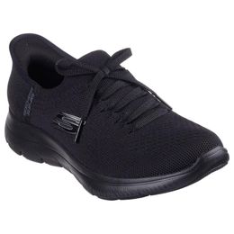 Skechers Slip-On Sneaker »SUMMITS-NEW DAILY«, Slipper, Freizeitschuh in veganer Verarbeitung schwarz-uni 38 38 Skechers Freizeitschuh mit Strech...