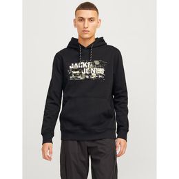 Jack & Jones JACK & JONES Kapuzensweatshirt &raquo;JCOOUTDOOR LOGO SWEAT HOOD SN&laquo; Black M M Sweater von Jack & Jones