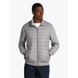 Tommy Hilfiger Sweatjacke »MIX MEDIA STAND CLLR« mit Steppung Medium grey heather S S Sweatjacke von Tommy Hilfiger