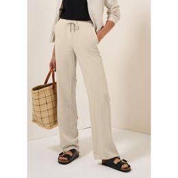 Cecil Stoffhose »Style Neele« Sommerhose mit elastischem Bund und Tunnelzug boulder beige XXL (46) - Länge 30 Länge 30 XXL (46) Hose von Cecil