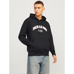 Jack & Jones JACK & JONES Kapuzensweatshirt &raquo;JORBRONX ARCH BIG SWEAT HOOD&laquo; Black M M Sweater von Jack & Jones