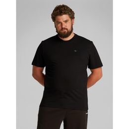 Calvin Klein Jeans Plus T-Shirt »PLUS WOVEN LABEL REGULAR TEE« in großen Größen, mit kleinem Logo-Patch Ck Black XXL (56) XXL (56) T-Shirt von...