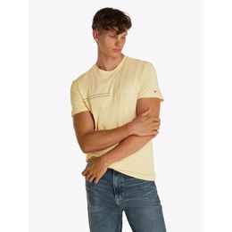 Tommy Jeans Kurzarmshirt »TJM SLIM ENTRY GRAPHIC TEE EXT« Mit Rundhalsausschnitt Custard Cream XL XL Klassisches T-Shirt von Tommy Jeans