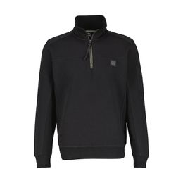 Lerros Sweatshirt mit Troyer Kragen black S S Sweater von Lerros